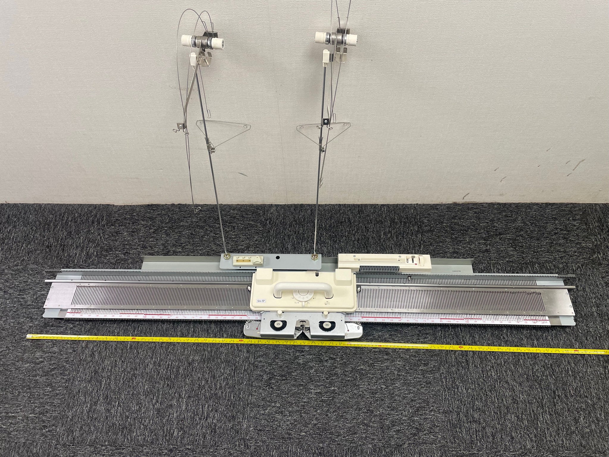 SA5P SINGER / SILVER REED Standard Gauge Punch card Knitting Machine ...